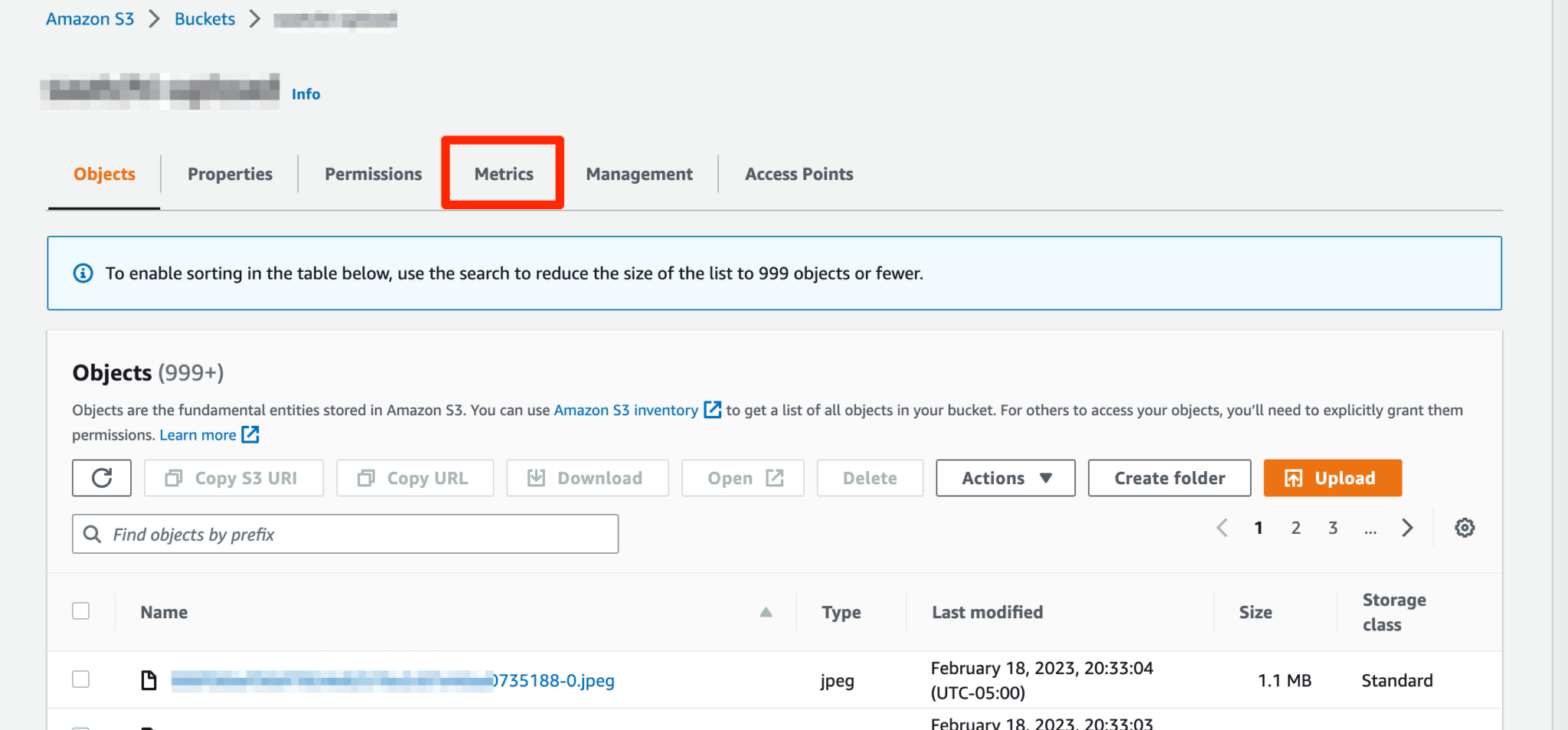 AWS: how to get a number of files in S3 bucket - web developer blog